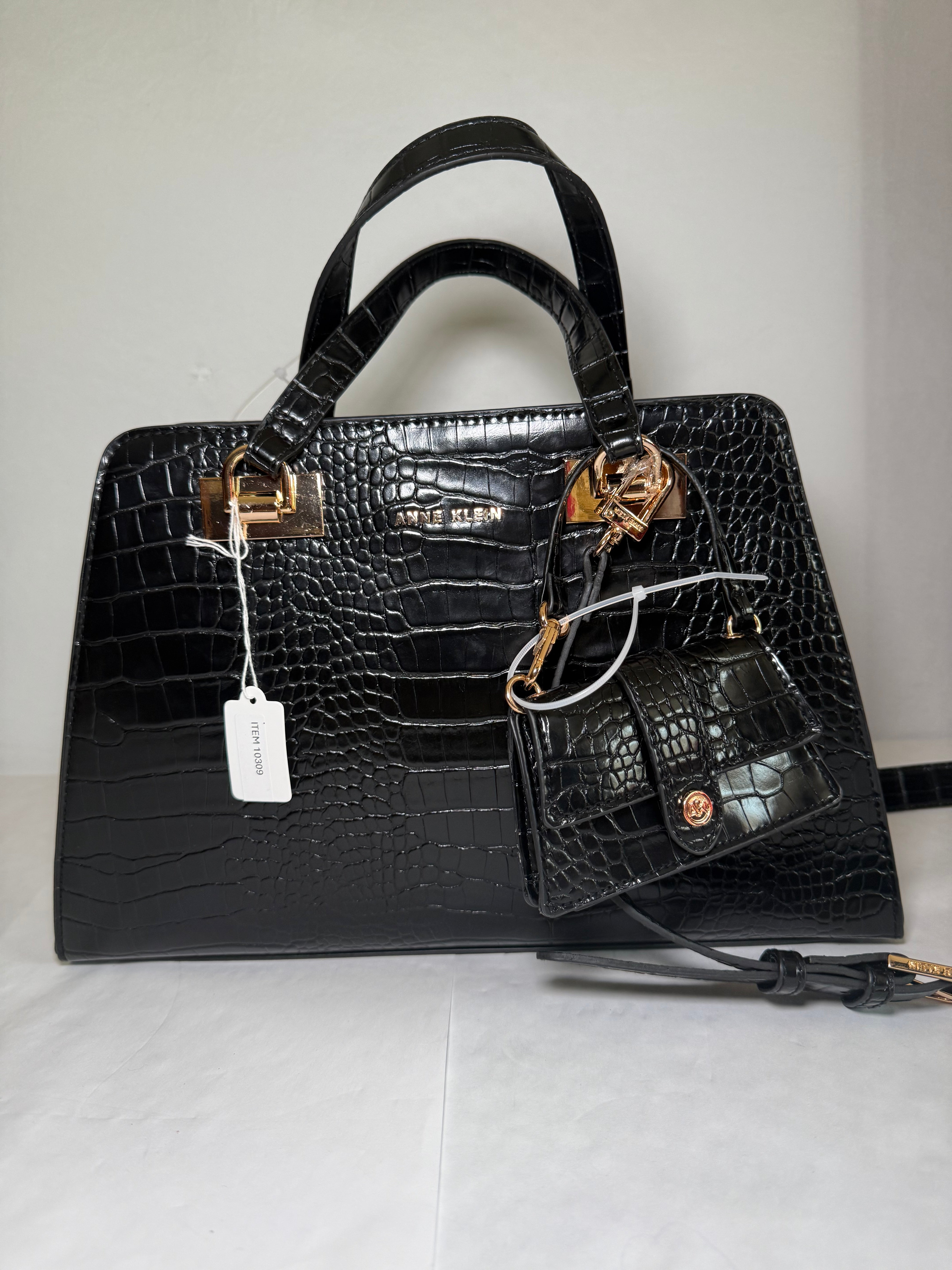 Anne Klein Medium Satchel Top Handle Tote – Maddy's Handbags